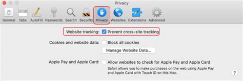 Disabling Prevent Cross Site Tracking On Safari METRO MLS Blog