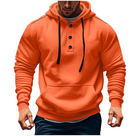Cfhntfmh Hoodie Sweatshirts Mens With Pockets Long Sleeve Quarter