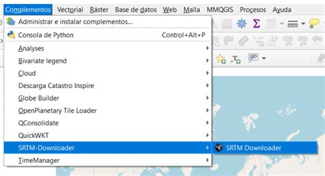 Uso Del Plugin Srtm Downloader” En Qgis Tyc Gis