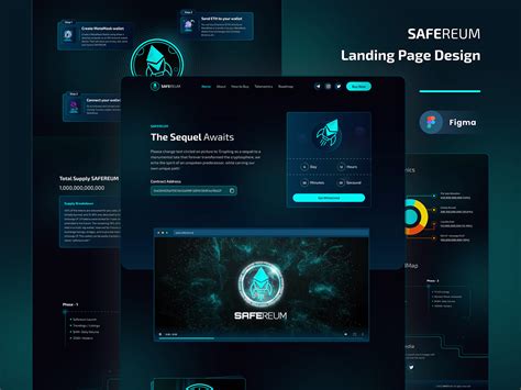 Token Landing Page Design Behance