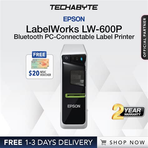 Epson Labelworks Lw 600p Bluetooth Pc Connectable Label Printer Lazada Singapore