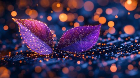 The Evolution Of Machine Learning Algorithms Is Symbolized By A Digital Plant That Sprouts From