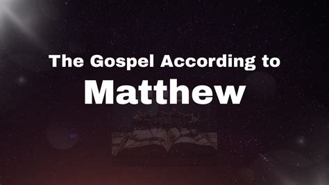 Matthew 1353 1436 Pastor Jeff Solwold Youtube