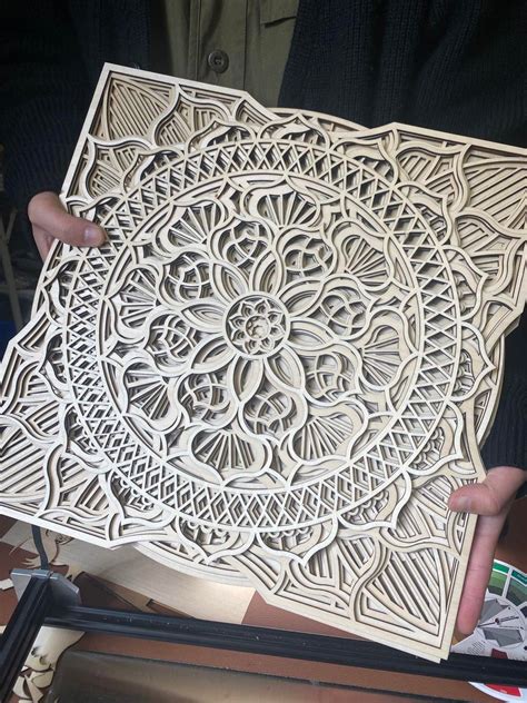 First Time Trying To Laser Cut Multi Layer Art There Are 6 Layers In