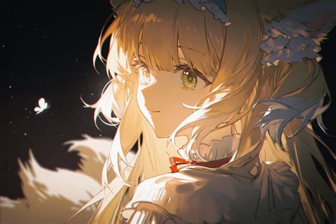 「晨昏」铃兰 明日方舟铃兰原创作品 触站