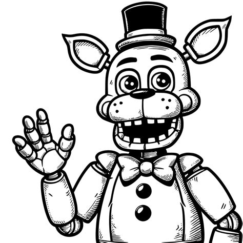 Five Nights At Freddys Fnaf Coloring Pages Coloringlib