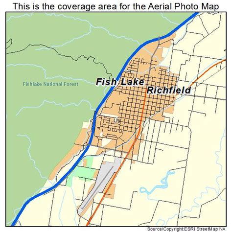 Aerial Photography Map Of Richfield Ut Utah