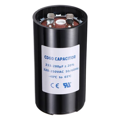 Cd60 Capacitor 233 280 Ufmfd 220 250 Vac 5060 Hz For Electric Motor