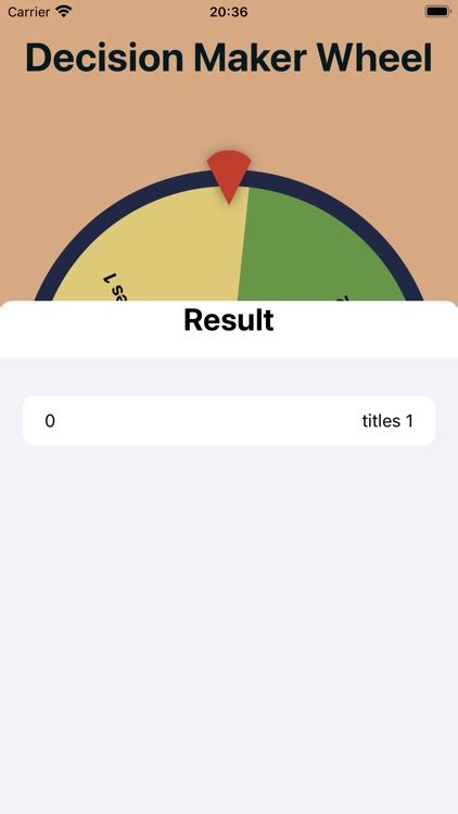 Decision Maker Wheel By Nguyen Lam