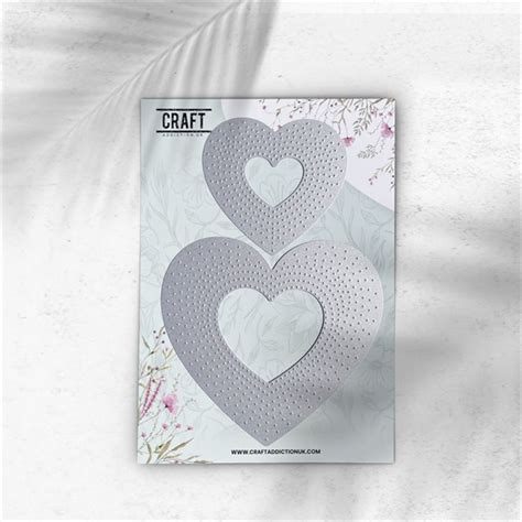 Craftaddictionuk Die Elegant Impressions Heart