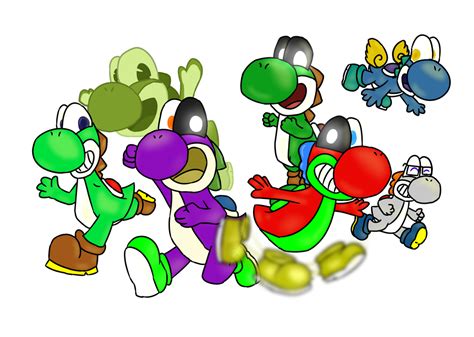 All My Yoshi Characters D By Jarvis555thewolf On Deviantart