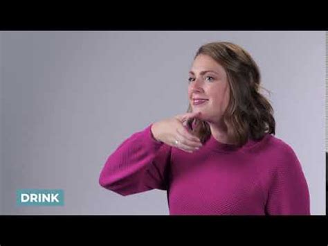 Learn How To Sign Drink In Asl Learnhowtosign Youtube