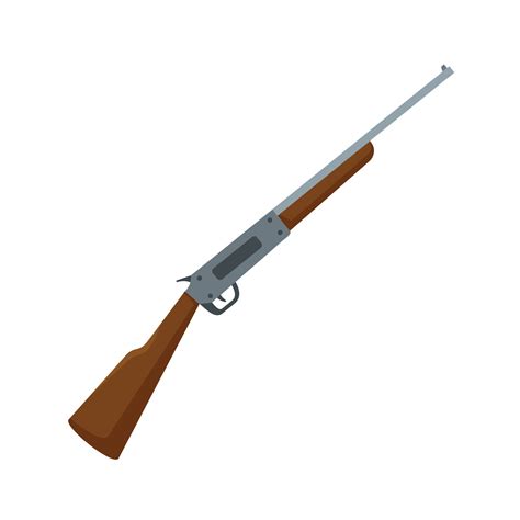 Rifle Icon Flat Isolated Vector 15017222 Vector Art At Vecteezy