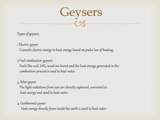 Geyser Pptx