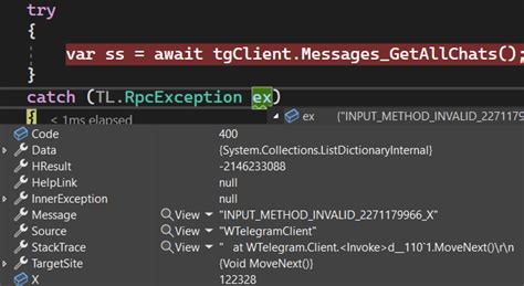 WTelegram No Longer Supports Messages GetAllChats Issue Wiz U WTelegramClient GitHub