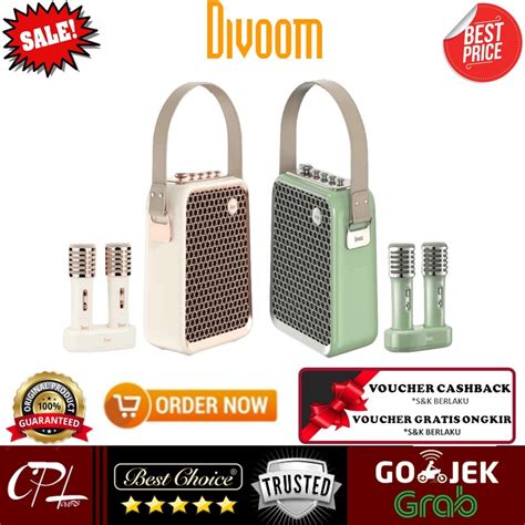 Jual Divoom Songbird Hq Portable Karaoke Bluetooth Speaker Home Ktv