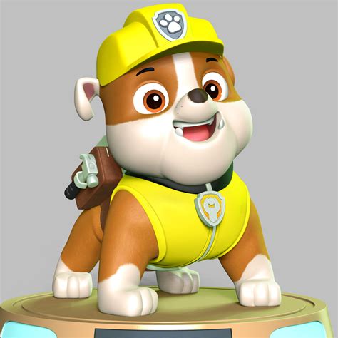 3d File Paw Patrol Rubble・3d Print Object To Download・cults