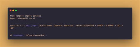 How To Balance Chemical Equations In Python Using Constraint