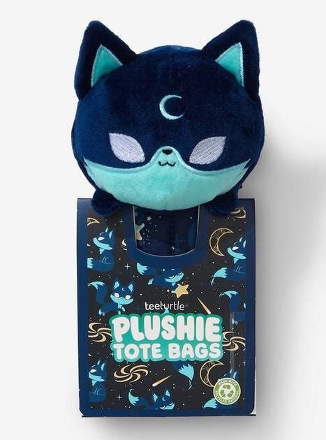 Teeturtle Moon Fox Plush Reusable Tote Bag Boxlunch