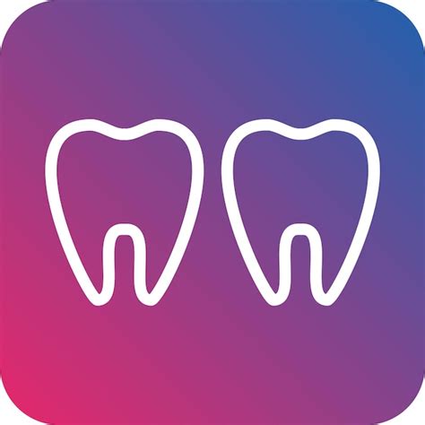 Premium Vector Teeth Icon Style