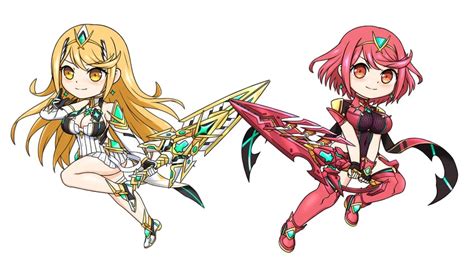 Pyra And Mythra Xenoblade Chronicles And 1 More Drawn By Feichukeju