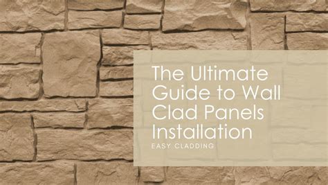 Wall Clad Panels Installation Guide Easy Cladding Ltd