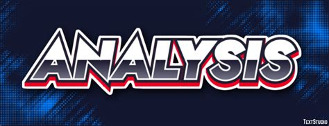 Analysis Text Effect And Logo Design Word