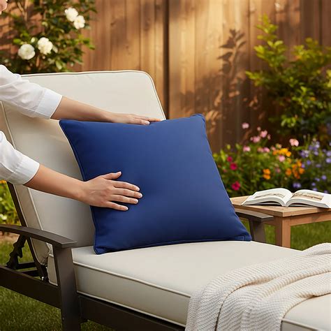 Mosaic 18 In Reversible Patio Pillow Academy