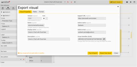 Create Dual Y Axis Column Chart Visual For Power Bi Pbi Vizedit