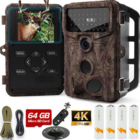 New View Trail Camera 4k 48mp Game Camera With Night