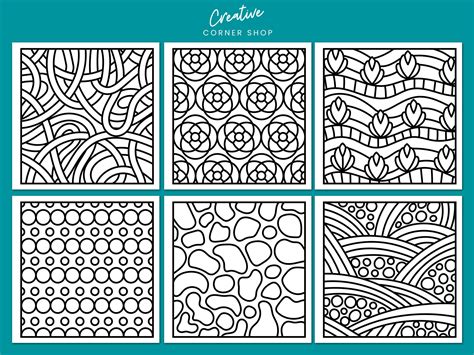 10 Pages Of Bold And Easy Patterns Part 3 Creative Relaxation For