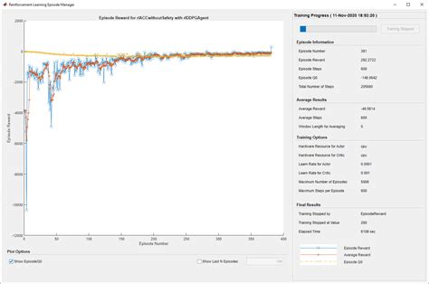 train rl agent for adaptive cruise control with constraint enforcement