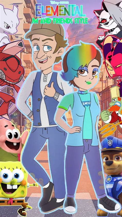 Elemental Spoof Jm Friends Style Cast By Jyusko On Deviantart