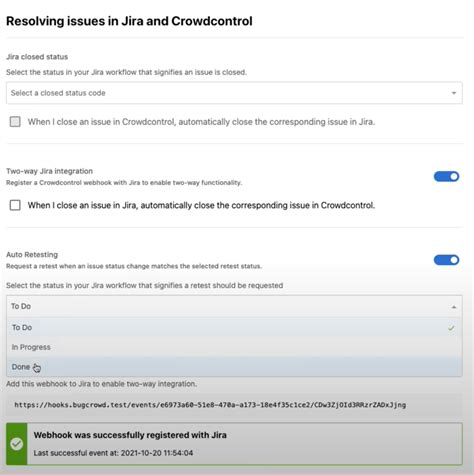 Configuring Bi Directional Jira Integration Bugcrowd Docs