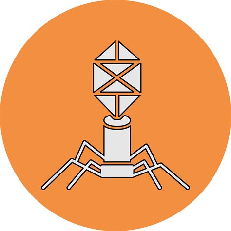 Bacteriófago Vector Icono 32738621 Vector En Vecteezy