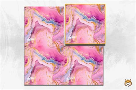 Gold Pink Marble Seamless Pattern Graphic By Meow Backgrounds · Creative Fabrica