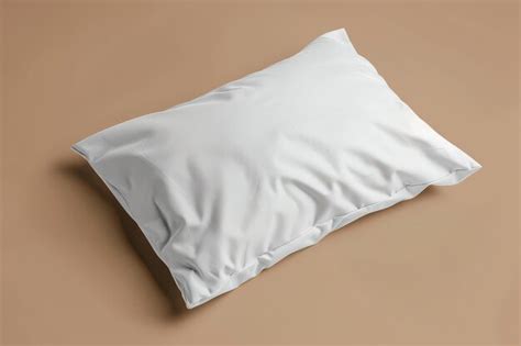 Plain White Pillowcase Premium Ai Generated Image