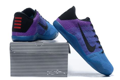 Nike Kobe Xi 11 Elite Low Eulogy Hyper Purple Moon Blue Black 822675 Kobe 11 Elite Pe Sepcleat