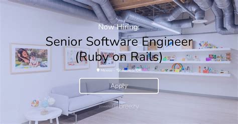 Senior Software Engineer Ruby On Rails At Lovevery