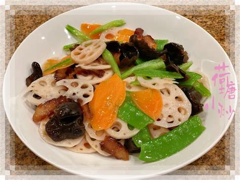 【清清爽爽「荷塘小炒」的做法步骤图】cookingm下厨房