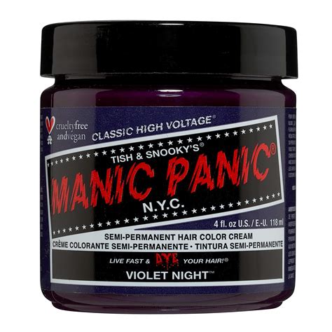Manic Panic Tinte De Pelo Clásico De Alto Voltaje Violet Night 4