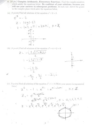 Math 312 Complex Analysis Exams