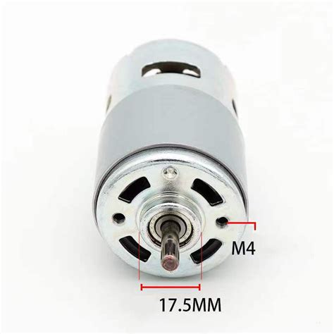 Durable 775795895 Motor Dc 12v 24v Motor Double Grandado