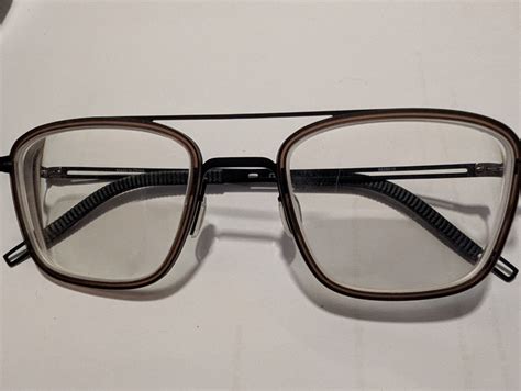 Gabriel Aviator Prescription Glasses Brownblack Metal Mens