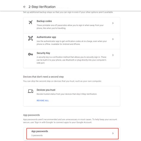 Gmail Two Step Verificaiton Part 4 App Passwords