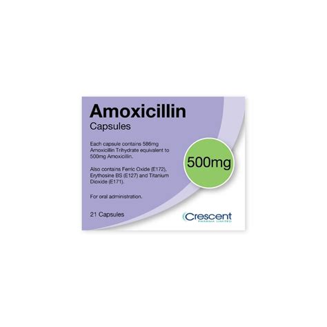 Amoxicillin 500mg Caps X 15 Idoses