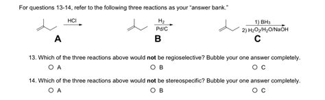 Solved For Questions 13 14 ﻿refer To The Following Three