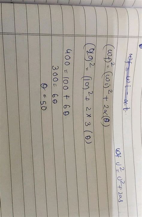 0 a body rotates about a fixed axis with an angular acceleration of 3