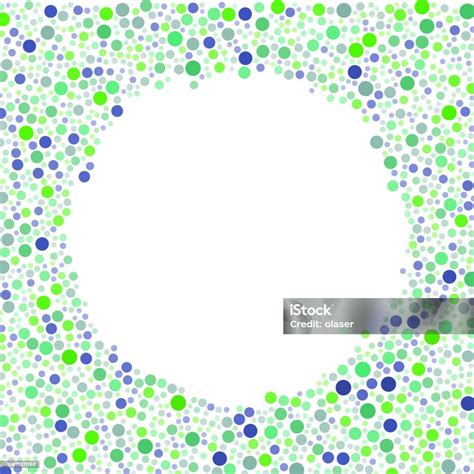 녹색에서 파란색 크기의 원 원 모양 외부의 겹침 채우기 영역이 없어 복사 공간을 완전히 형성합니다 가능성에 대한 스톡 벡터 아트 및 기타 이미지 Istock