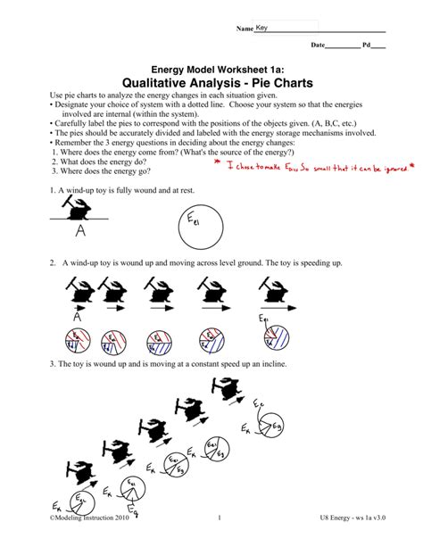 Energy Storage And Transfer Model Worksheet 2